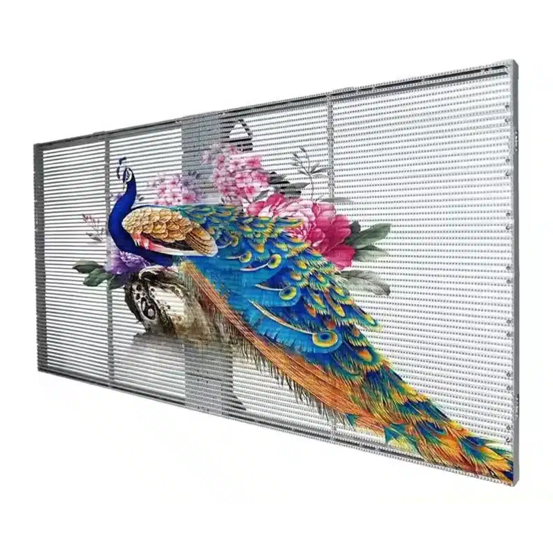 Transparent Display Screen P3.91-7.81 Indoor Glass Grid HD Grille ...