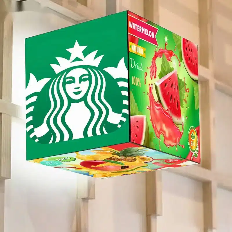 High Resolution P3 Outdoor 384*384*384mm RGB Full Color Creative Cube ...